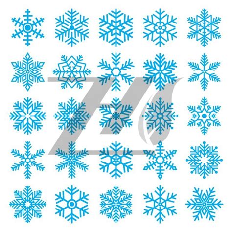 دانلود وکتور دانه های مختلف برف دانلود رایگان فایل لایه باز، Psd، وکتور، لوگو و موکاپ