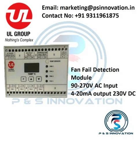 230 Vac 4 20ma Output Ul Fan Fail Detection Modules At ₹ 1800piece In Noida
