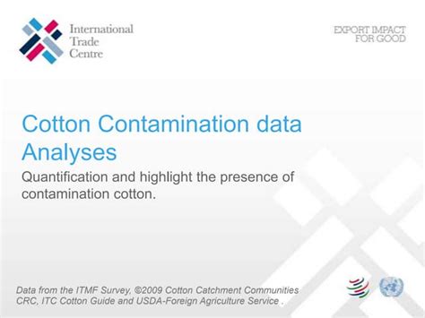 Cotton Contamination Data Analyses Ppt