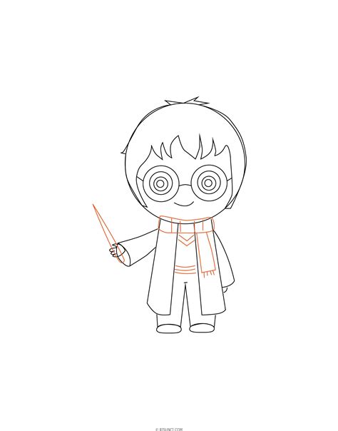 Как нарисовать Гарри Поттера поэтапно 🖌 Рисунки карандашом поэтапно