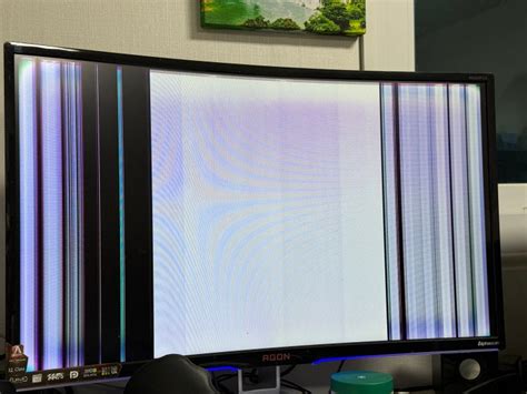 컴퓨터 모니터 화면이 이상해요 지식in