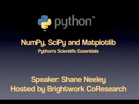 Learn Python For Science Numpy Scipy And Matplotlib Computer Programming Learn Programming