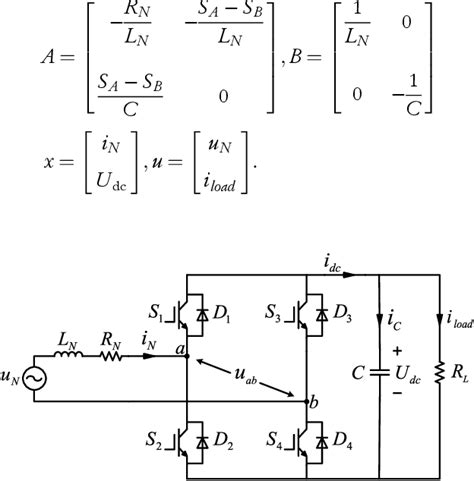 Table 1 From Grid Voltage Sensor Fault‐tolerant Control For Single‐phase Two‐level Pwm Rectifier