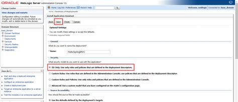 Installation Guide On Oracle Weblogic Server And Deploying Spring Mvc