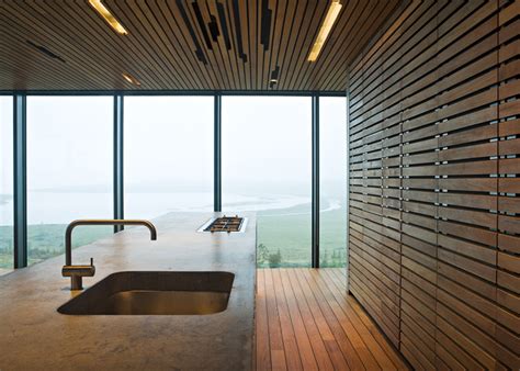 Árborg House By Pk Arkitektar Overlooks An Icelandic Glacial Valley