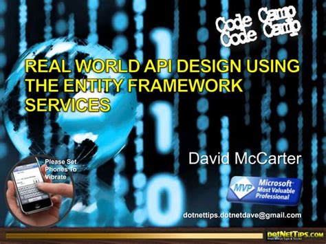 Real World Api Design Using The Entity Framework Services Ppt