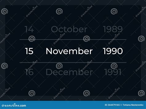 Birthdate Form Field UI Element Template Stock Vector Illustration Of Mobile Digital 264479165