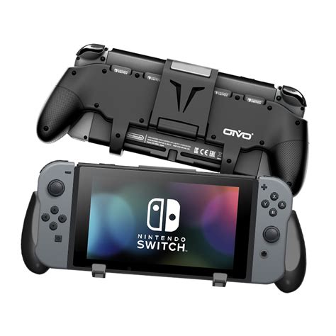 Oivo任天堂switch保护壳手柄握把ns Oled配件托把支架一体式卡带盒多功能握把阿尔宙斯 虎窝淘