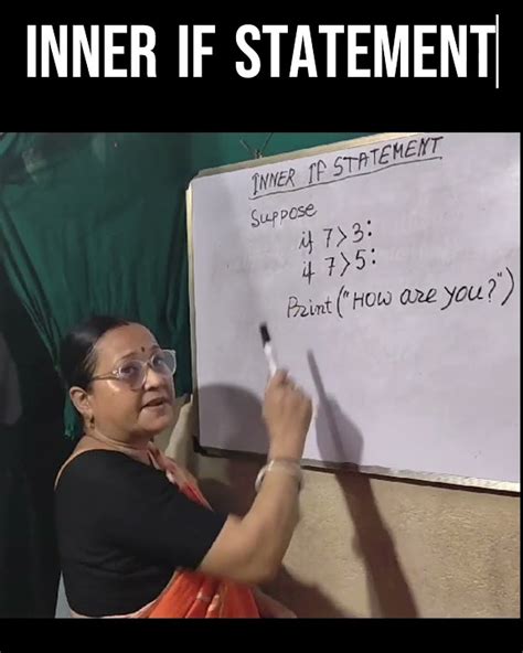 Inner If Statement Python Pythontutorial Education Youtubeshorts Youtube