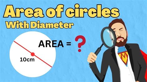 Learn How To Calculate The Area Of A Circle With Diameter Year 7 Maths Lesson Youtube