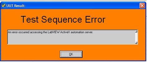 Activex And Some Other Errors Ni Community