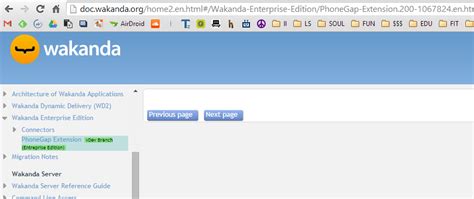 Cordova Wakanda And Phonegap Stack Overflow