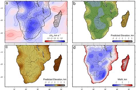 A Map Of Shear Wave Velocity Anomalies Beneath Sub‐equatorial Africa