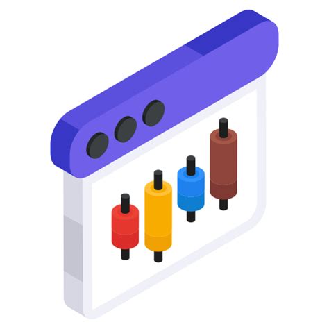 Candlestick Chart Graph Data Analytics Statistics Infographic