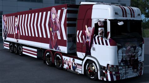 Zero Two Anime Skin Ets2 Mods