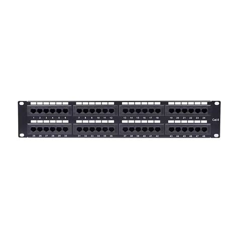 48 Port Patch Panel Cat5E 6 UTP Metal Frame Bolein
