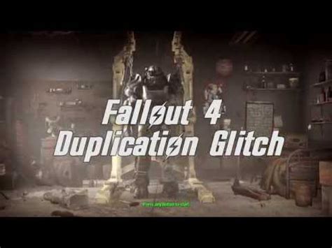 How To Duplicate Items In Fallout 4 YouTube