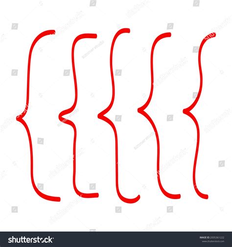 Curly Brace Images Stock Photos Vectors Shutterstock