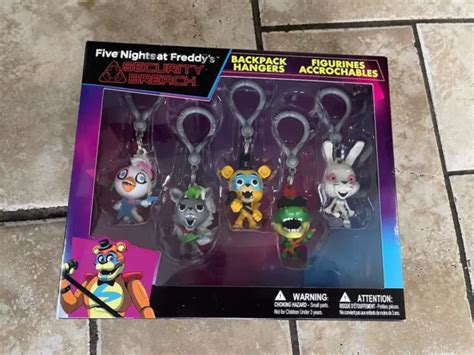 Five Nights At Freddys Fnaf Security Breach Backpack Hanger Figurines