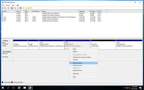 Extend Hard Drive On Windows Server 2016 Without Data Loss