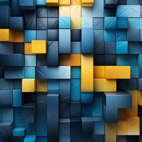 파란색과 노란색 그라데이션 배경 프리미엄 사진