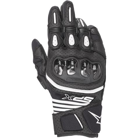 Spx Ac V2 Black Motorcycle Gloves Alpinestars®