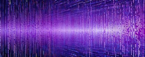 Premium Photo Wide Panoramic Representation Of A Flowing Binary Code