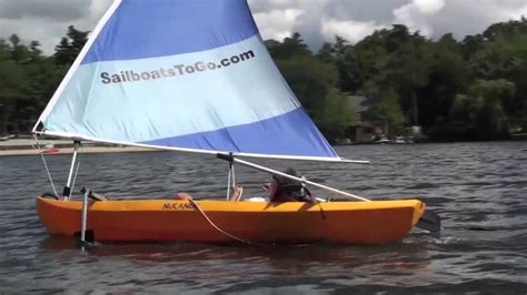 Nucanoe Sailing On Long Lake Youtube