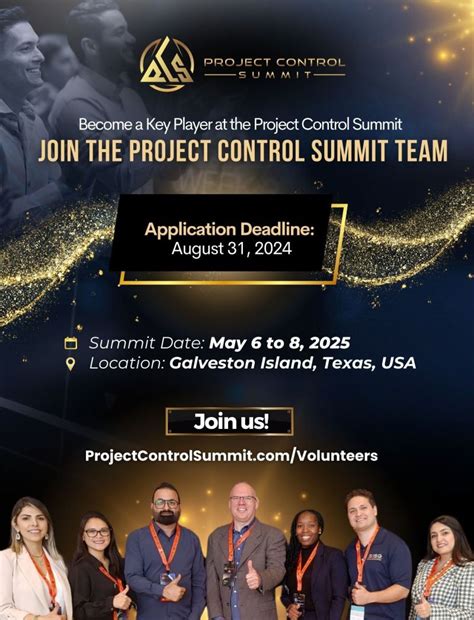 Project Control Summit On Linkedin Projectcontrolsummit Volunteeropportunity Getinvolved
