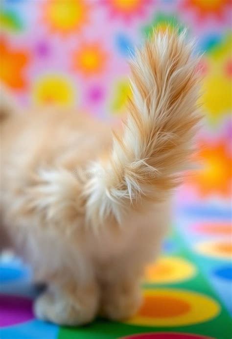 Small White Kitten With A Long Tail Stock Illustration Illustration Of Playful World 381931045