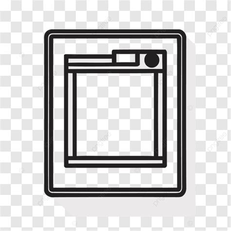 컴퓨터 장치의 선 그리기 벡터 흰색 바탕에 Dwg의 단순한 검은색 아이콘 그림자 없음 작은 프레임 중앙 Png 일러스트 및 벡터 에 대한 무료 다운로드 Pngtree