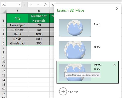 3d Maps In Excel How To Create Insert Examples And Templates