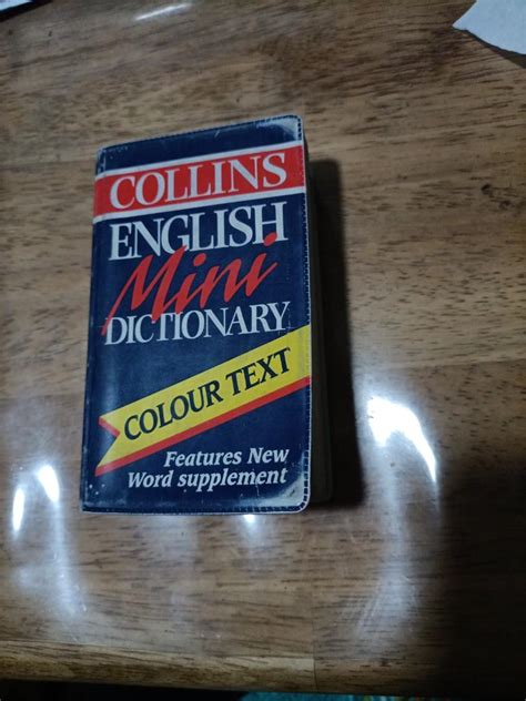 Collins Mini English Dictionary Hobbies And Toys Books And Magazines