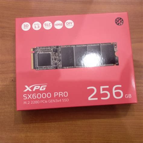 Jual Ssd Adata Xpg Sx6000 Pro 256gb Ssd M2 Nvme Pcie Gen 3x4 Ssd