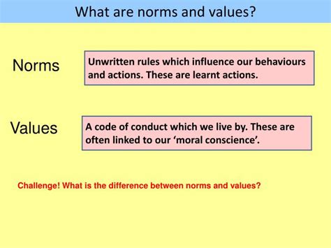 What Is The Difference Between Norms And Values Examples At Jake Burdekin Blog