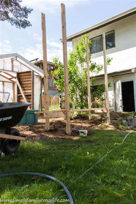 How To Build A Garden Arbor YTC Spring Simple Family Crazy Life Garden Arbor