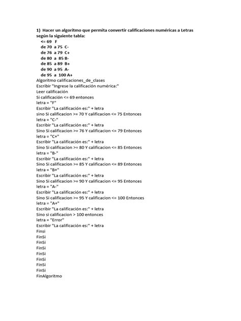 2 Practica Sobre Algoritmos Computacionales 1era Parte Pdf Matemáticas Aplicadas Algoritmos