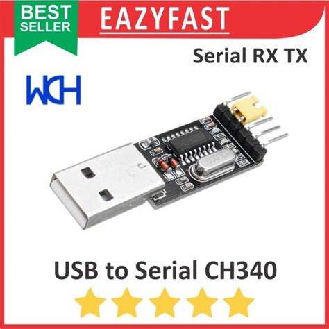 Jual Modul Usb To Serial Ttl Converter Ch340 Ch 340 Uart Rx Tx Adapter Arduino Rs232 Rs 232