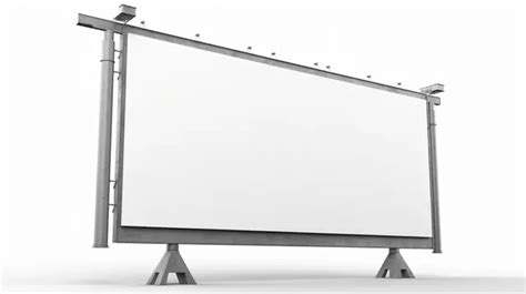 3d에서 건물 빈 빌보드와 흰색 배경 게시판 빈 기호 안내 게시판 배경 일러스트 및 사진 무료 다운로드 Pngtree