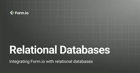 Relational Databases Documentation
