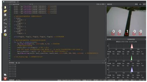 322 增加 缓冲区显示结果 Openmv巡线 循迹黑线 循迹红线 循迹 Openmv循迹小车 Openmvstm32循迹小车 循迹