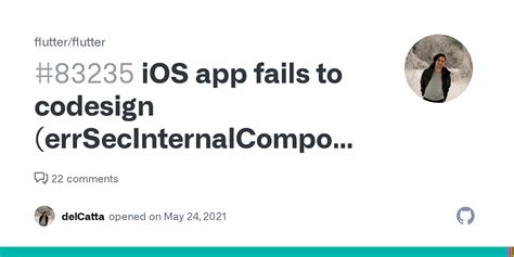 IOS App Fails To Codesign ErrSecInternalComponent When Running From Remote SSH Session In VS