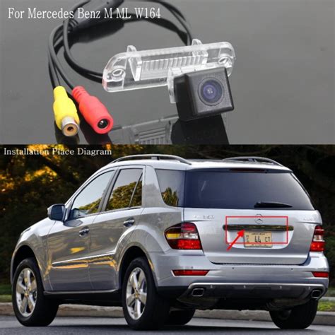 For Mercedes Benz M Ml W164 Car Reverse Parking Rear View Camera