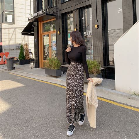 머메이드패턴촤르르 인머즈 머메이드 롱 스커트 에이블리