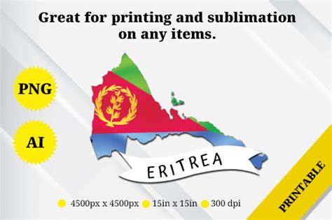 Eritrea Torn Flag Designs Graphics
