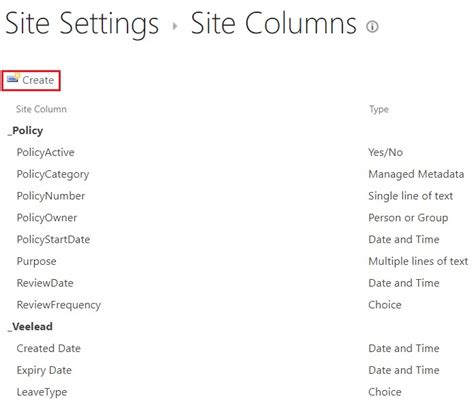 How To Choose Between SharePoint List Columns And Site Columns And Create One Veelead Solutions