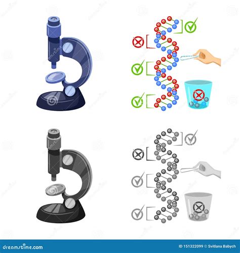 Vector Design Of Test And Synthetic Symbol Collection Of Test And Laboratory Vector Icon For