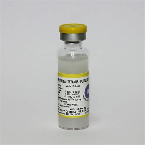 Diphtheria Tetanus Pertussis Vaccine Adsorbed Who Prequalification Of Medical Products Ivds