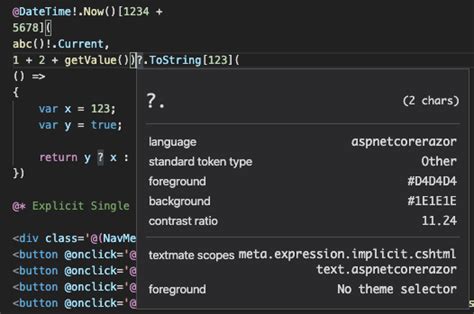Textmate Grammar Doesnt Recognize Null Conditional Operator · Issue 4555 · Dotnetrazor · Github