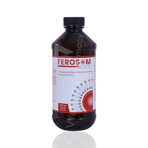 Ferosom Forte Syrup 200ml Wellcare Pharmacy